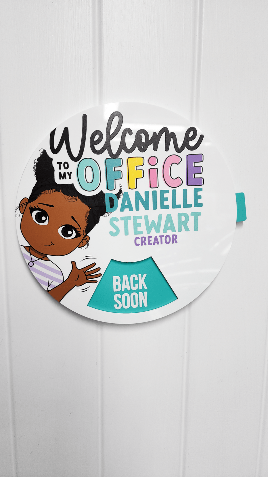 Personalized Status Sign Spinner – ohsopaper